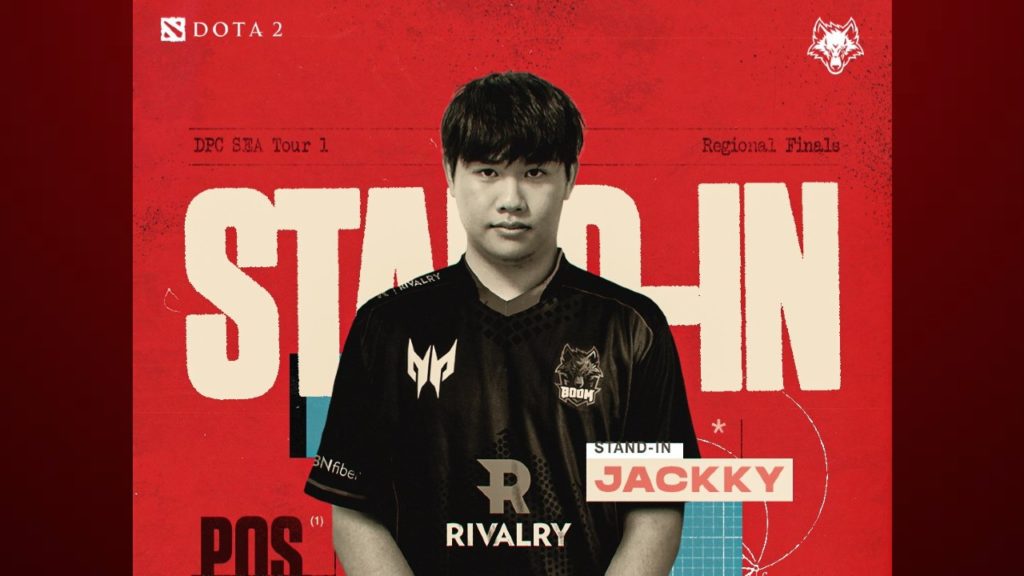 BOOM Benches Tino, Introduces JaCkky as Stand-In for SEA DPC Regional ...