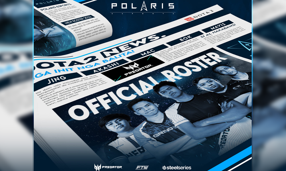Polaris Esports reveals Dota 2 roster | INQUIRER.net
